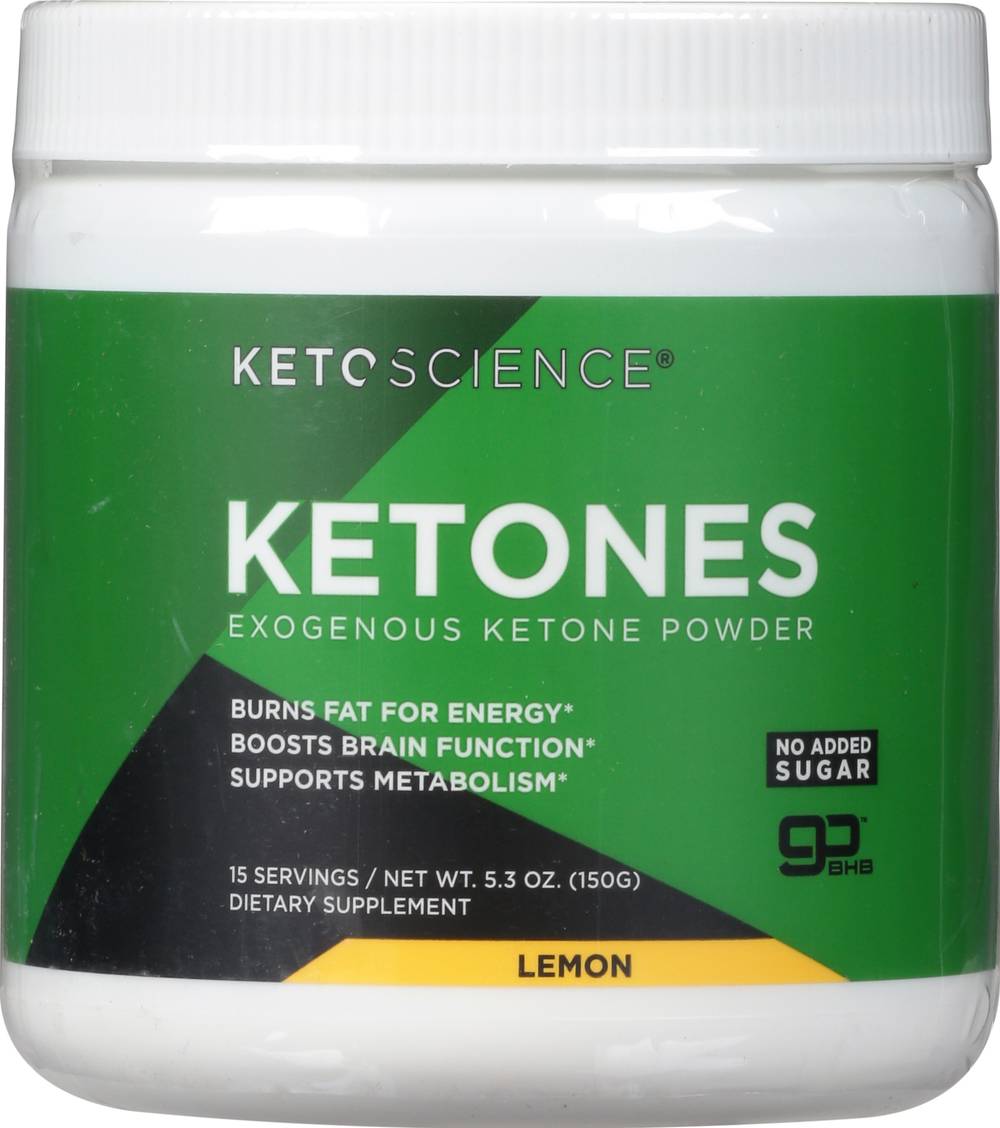 Keto Science Gobhb Real Ketones Supplement Natural Lemon Flavor ...