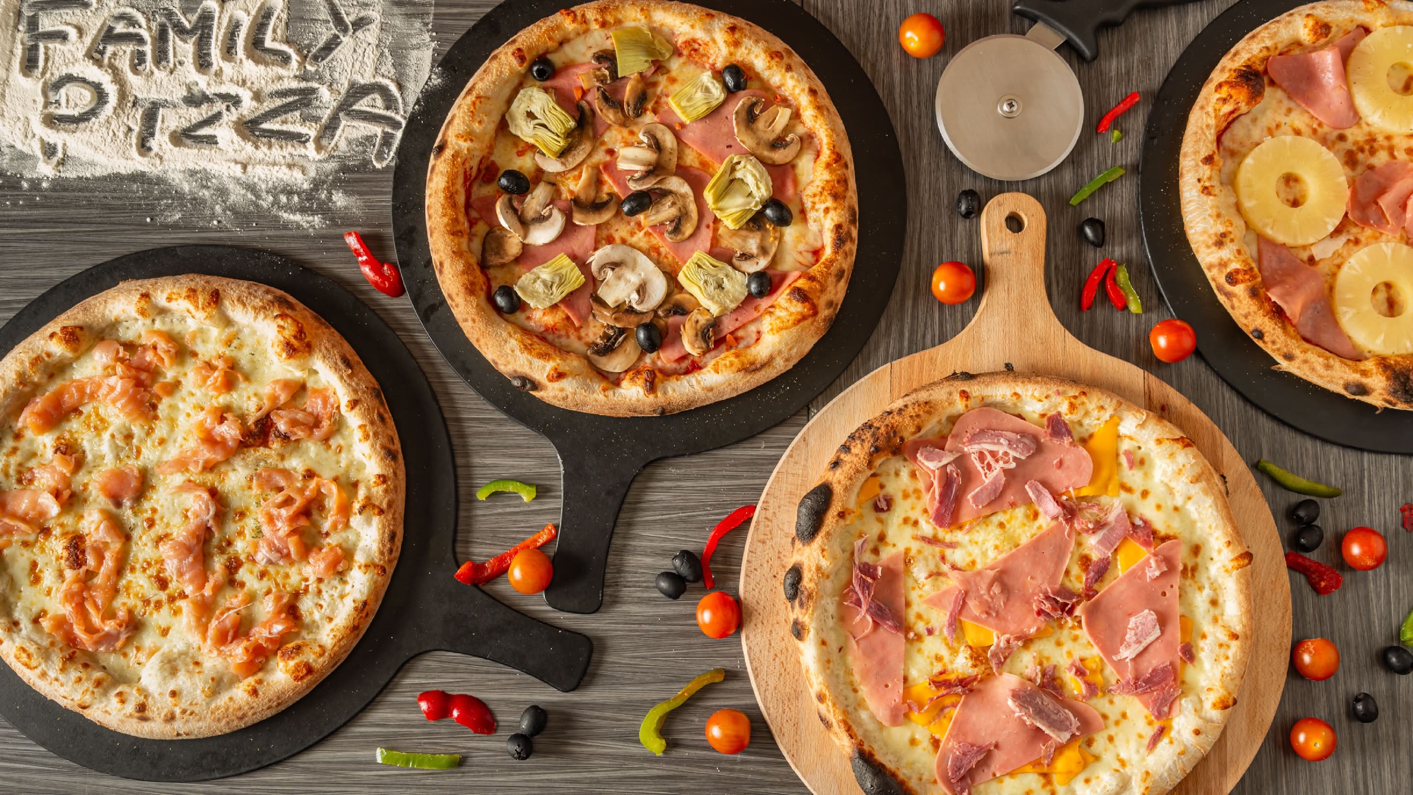 Livraison du menu FAMILY PIZZA à Chantilly - 【Menu et prix】 | Uber Eats