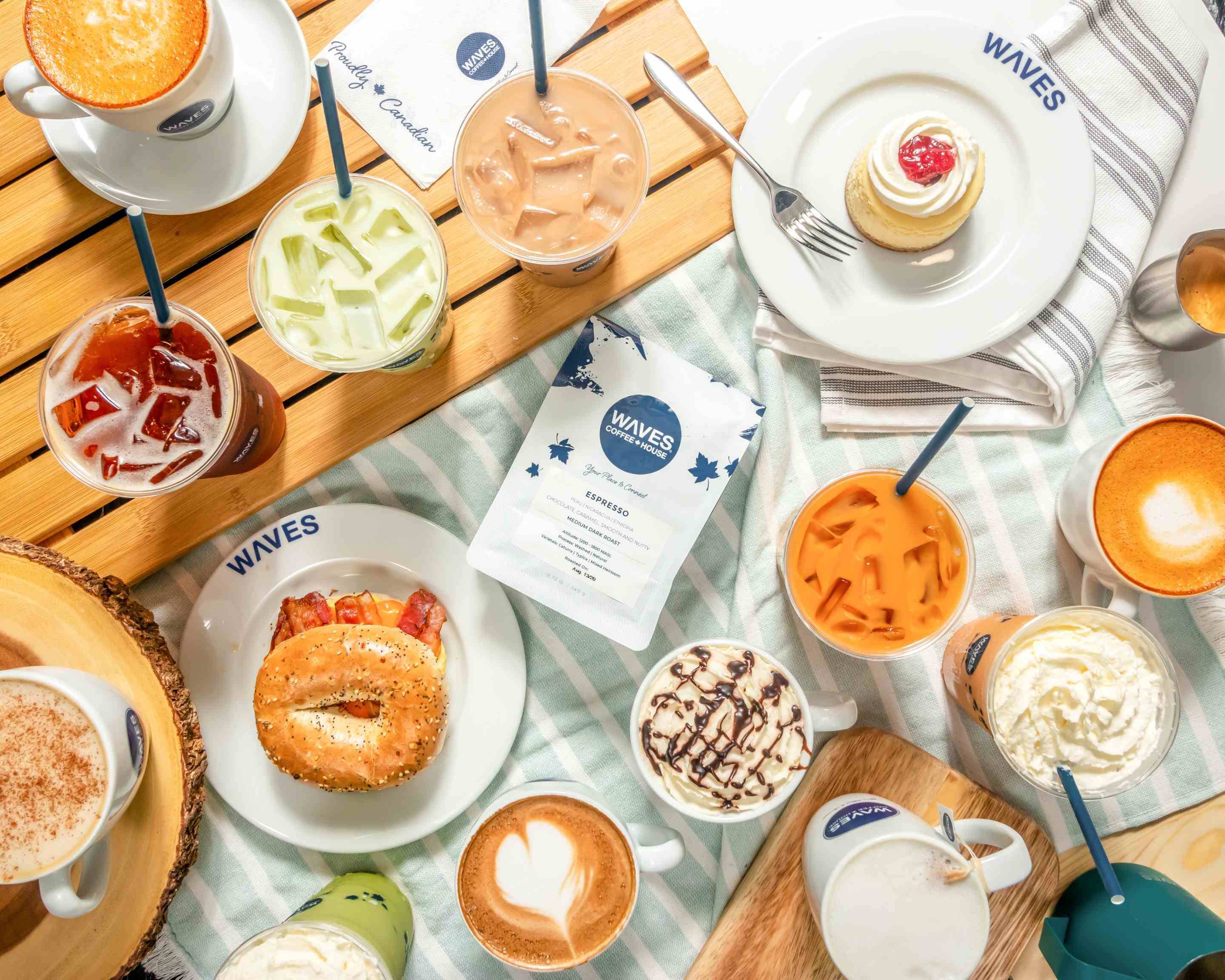 Order Waves Coffee House (Surrey) Menu Delivery in Surrey | Menu ...