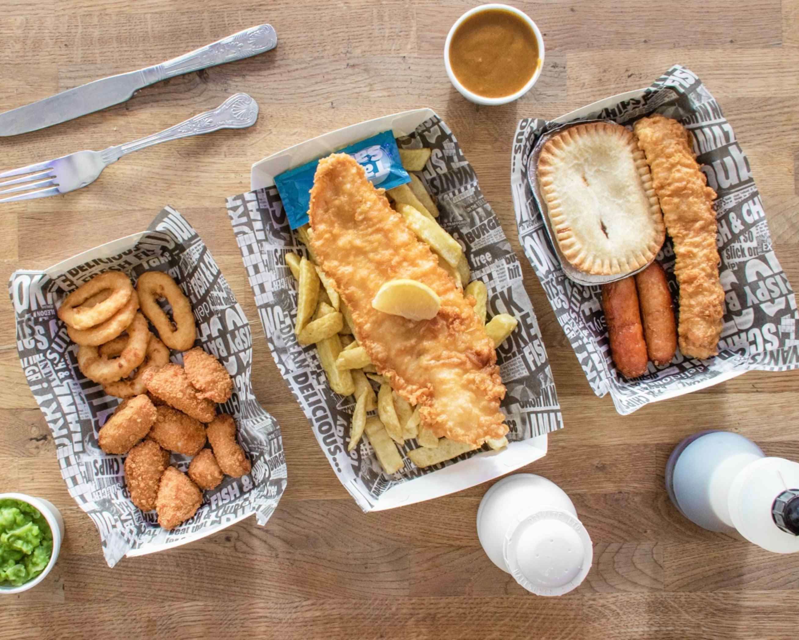 JOHNNY ENGLISH FISH AND CHIPS Menu Deals & Prices - Merseyside Delivery ...