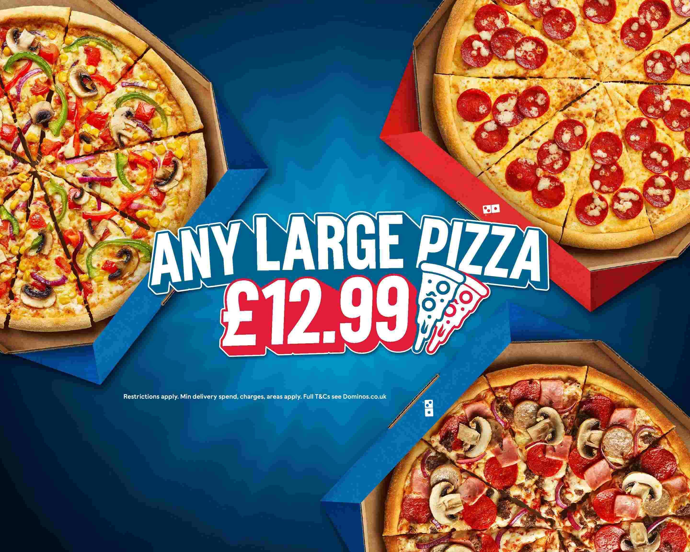 Domino's Pizza (Mold) Menu & Prices - Mold Delivery - Order with Uber Eats