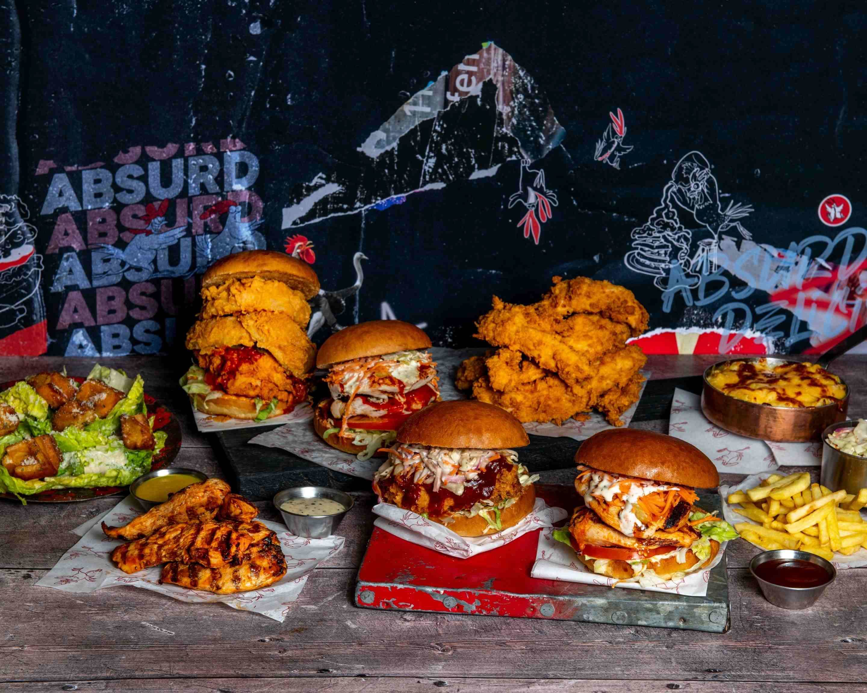 Absurd Bird (Common Rd KT4) Menu Deals & Prices - Hythe Delivery ...