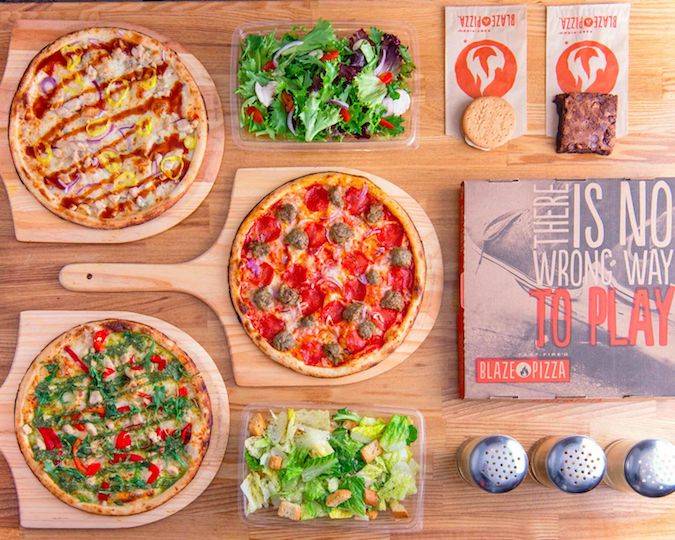 Blaze pizza menu store