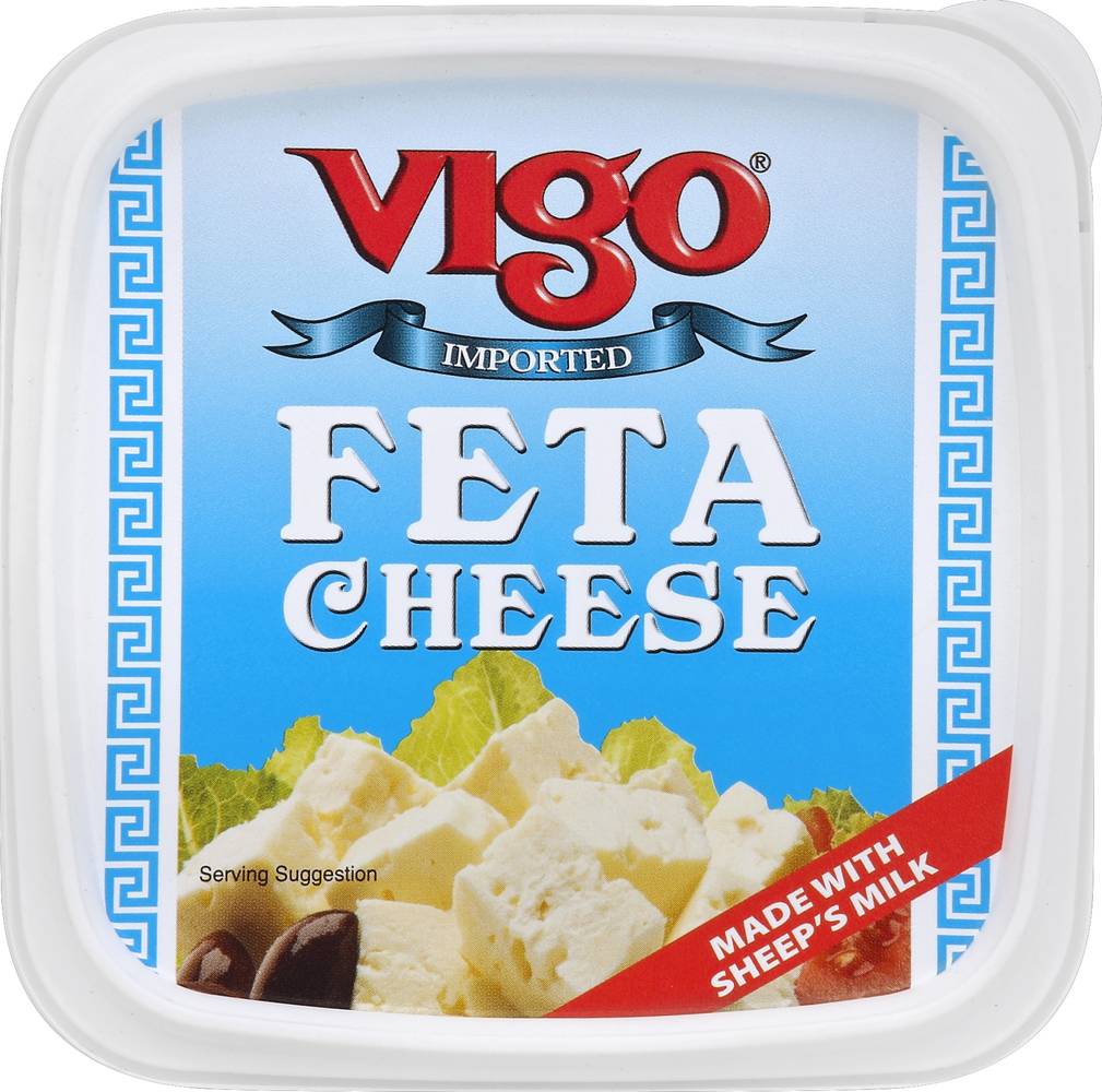 Vigo Imported Sheep's Milk Feta Cheese (8 oz) | Delivery Near You ...