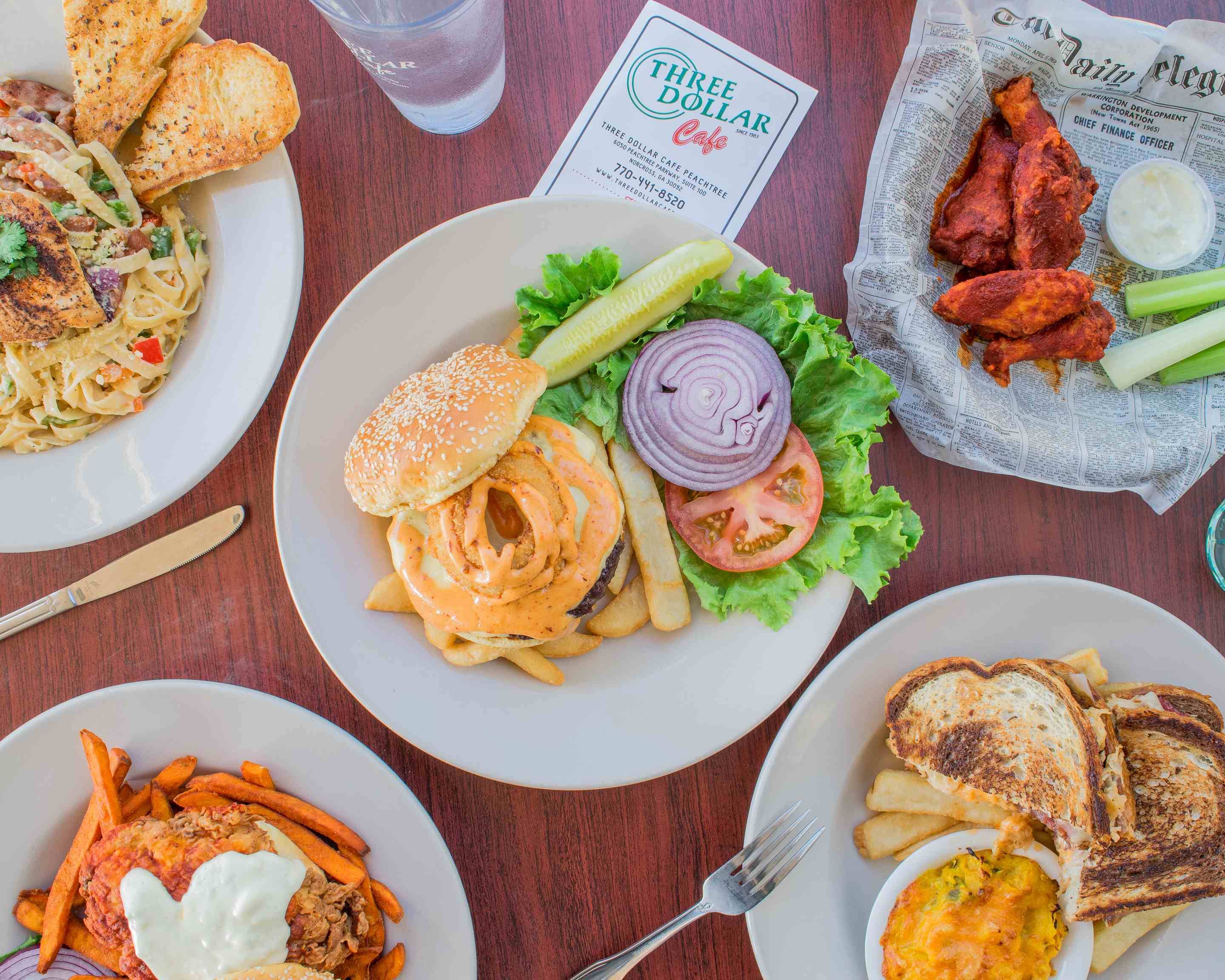 Order Three Dollar Cafe (Chamblee) - Menu & Prices - Atlanta Delivery ...