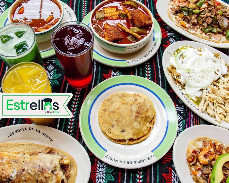 Los Sopes de la Nueve Menú y Precios - Pide a Domicilio en Ciudad de ...