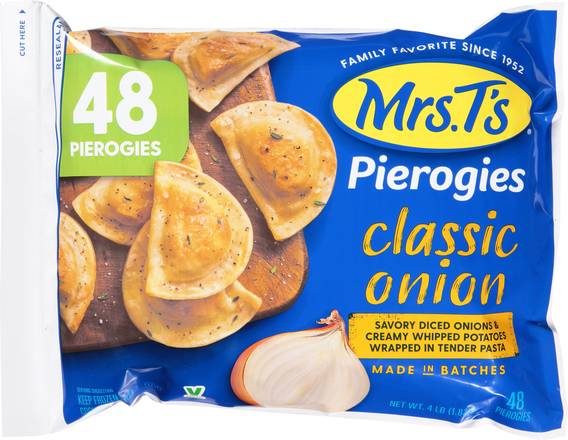 Mrs. T's Classic Onion Pierogies (48 ct) | Delivery Near You | Uber Eats