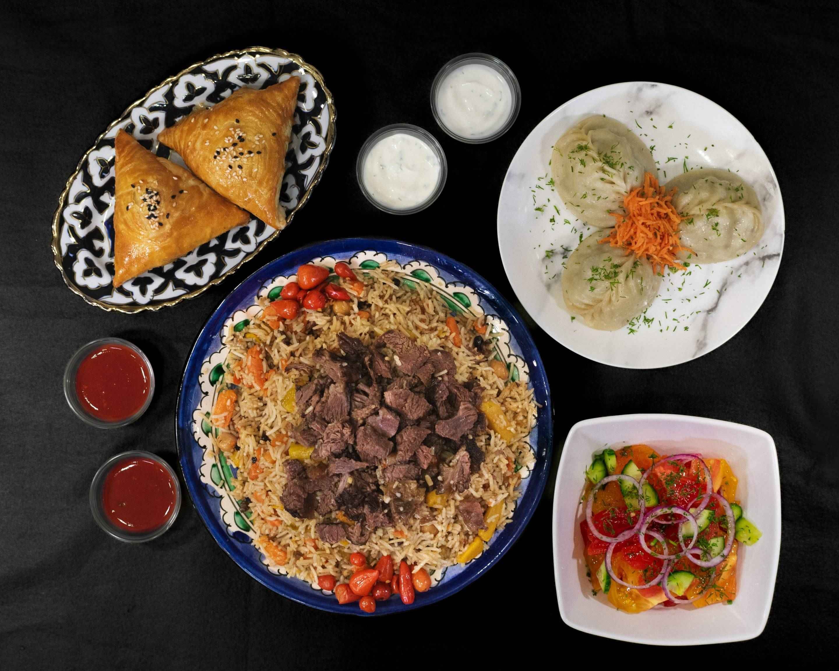 Plov.fr - Cuisine authentique d'Asie centrale : Plov, Samsa, Manty menu ...