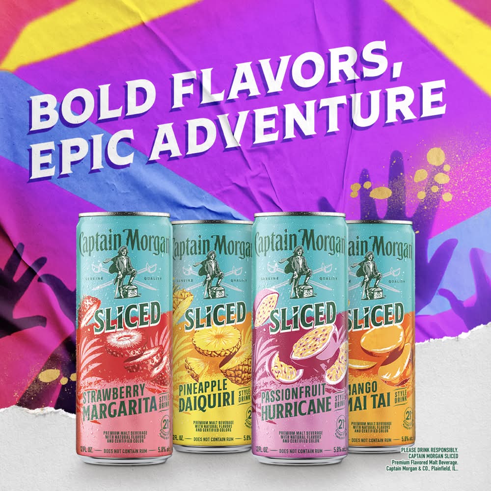 Captain Morgan Premium Malt Sliced Liquor Variety pack, Pineapple ...
