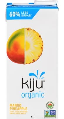 Kiju organic Mélange de jus de fruits moins sucré - less sugar fruit ...