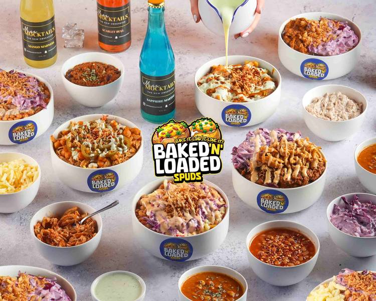 Baked N Loaded Spuds Menu Deals & Prices - Bradford Delivery - Order ...