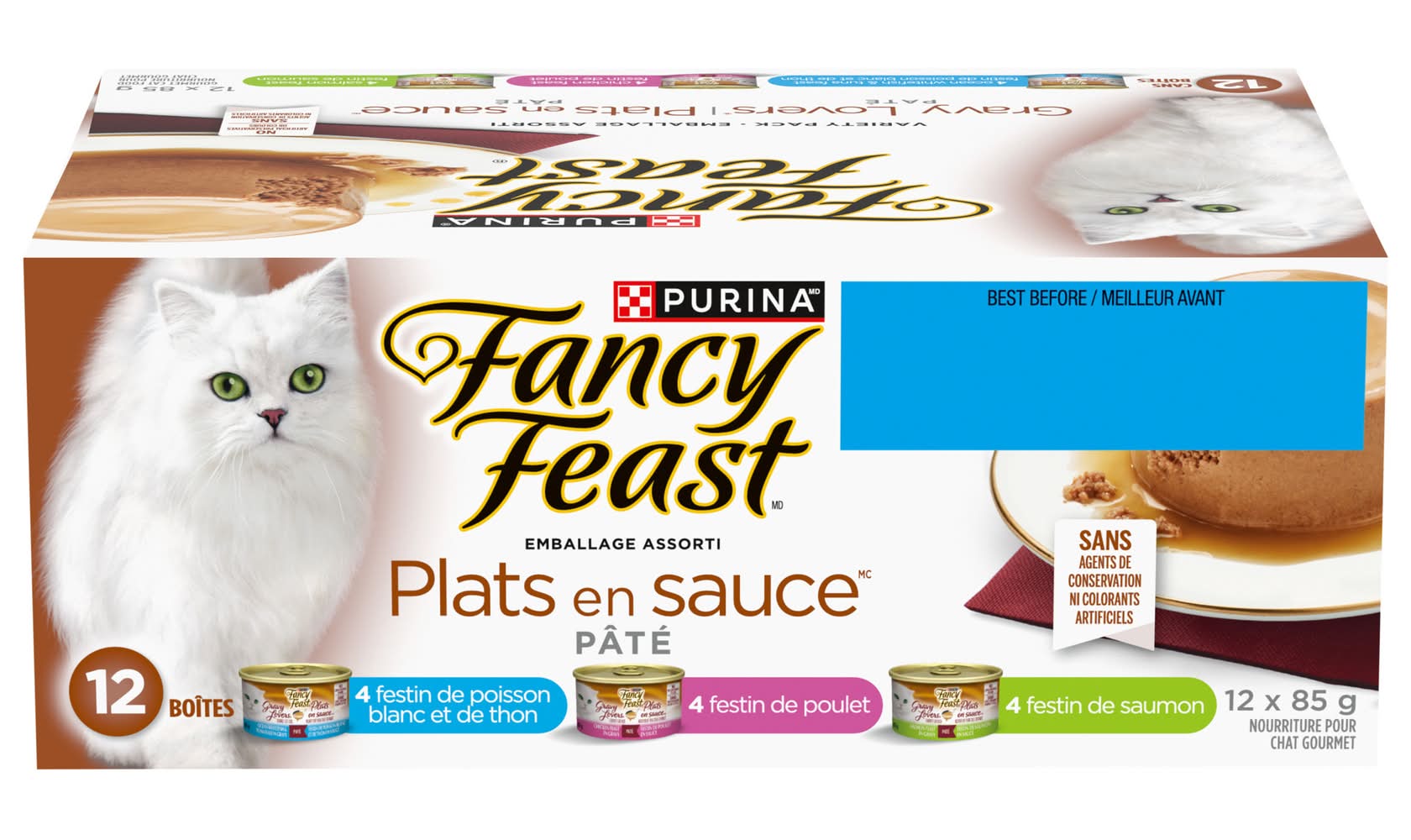Purina Fancy Feast Gravy lovers nourriture humide pour chats - gravy ...