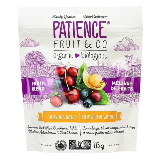 Patience Fruit & Co Organic Whole Dried Fruit Blend (113 g) | Delivery ...