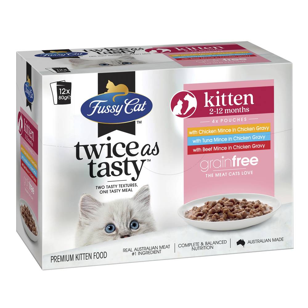 Fussy Cat Twice As Tasty Grain Free Kitten Food - Delivery in Under 25 ...