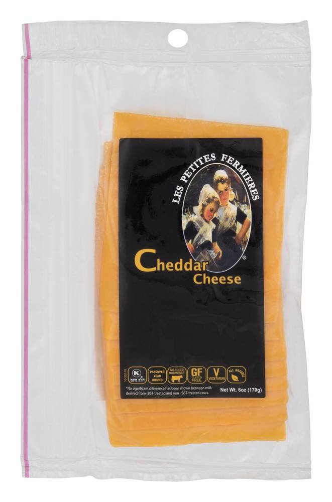 Les Petites Fermieres Cheddar Cheese Slices Delivery Near Me | Order ...