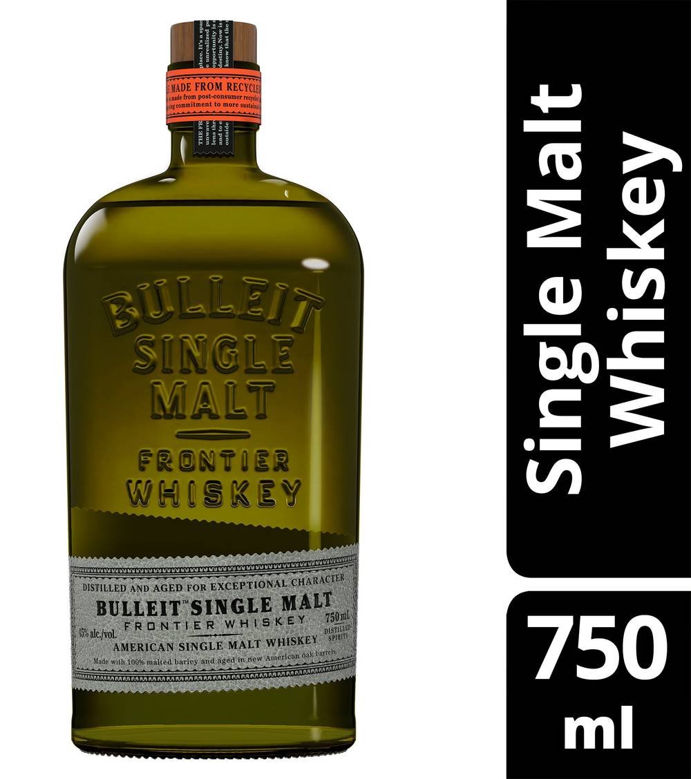 Bulleit American Single Malt Frontier Whiskey - Delivery in Under an ...