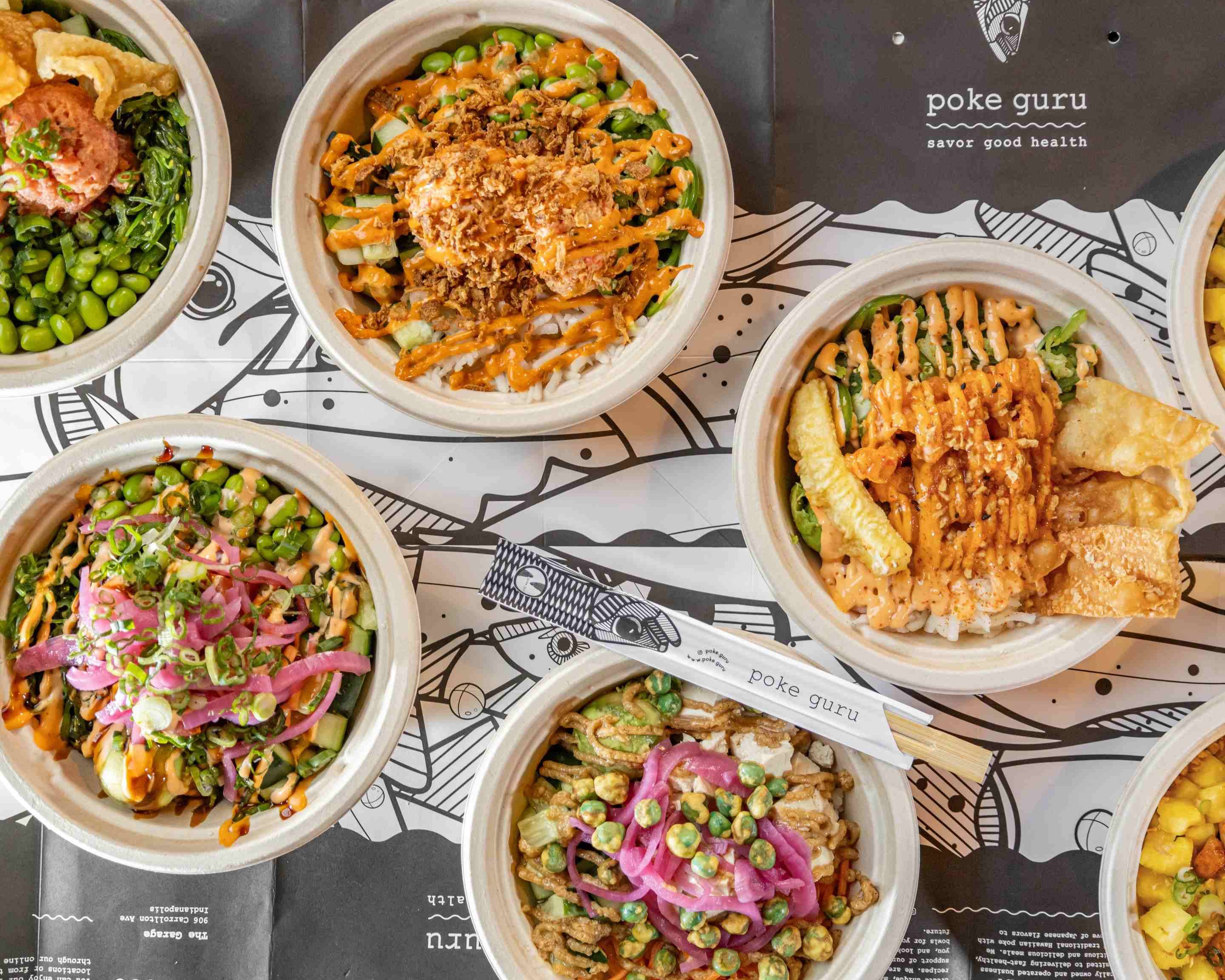 Order Poke Guru - The Garage Menu Delivery【Menu & Prices】| Indianapolis | Uber Eats