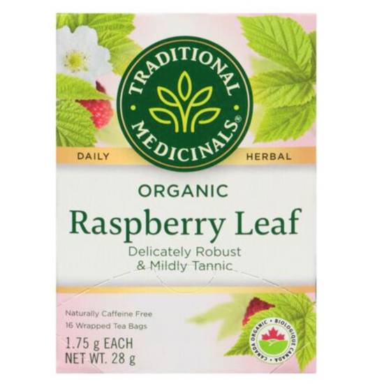 Traditional medicinals feuilles framboisier bio (2x175 g) - organic ...