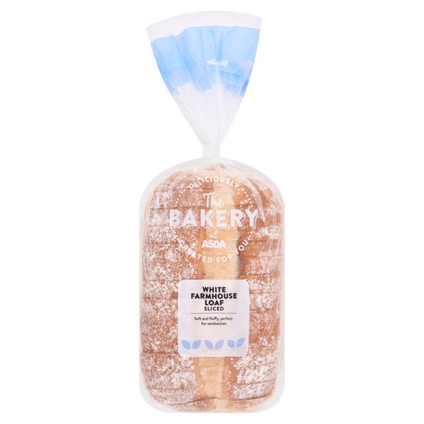ASDA The Bakery Sliced White Farmhouse Loaf Delivery Near Me | Order ...