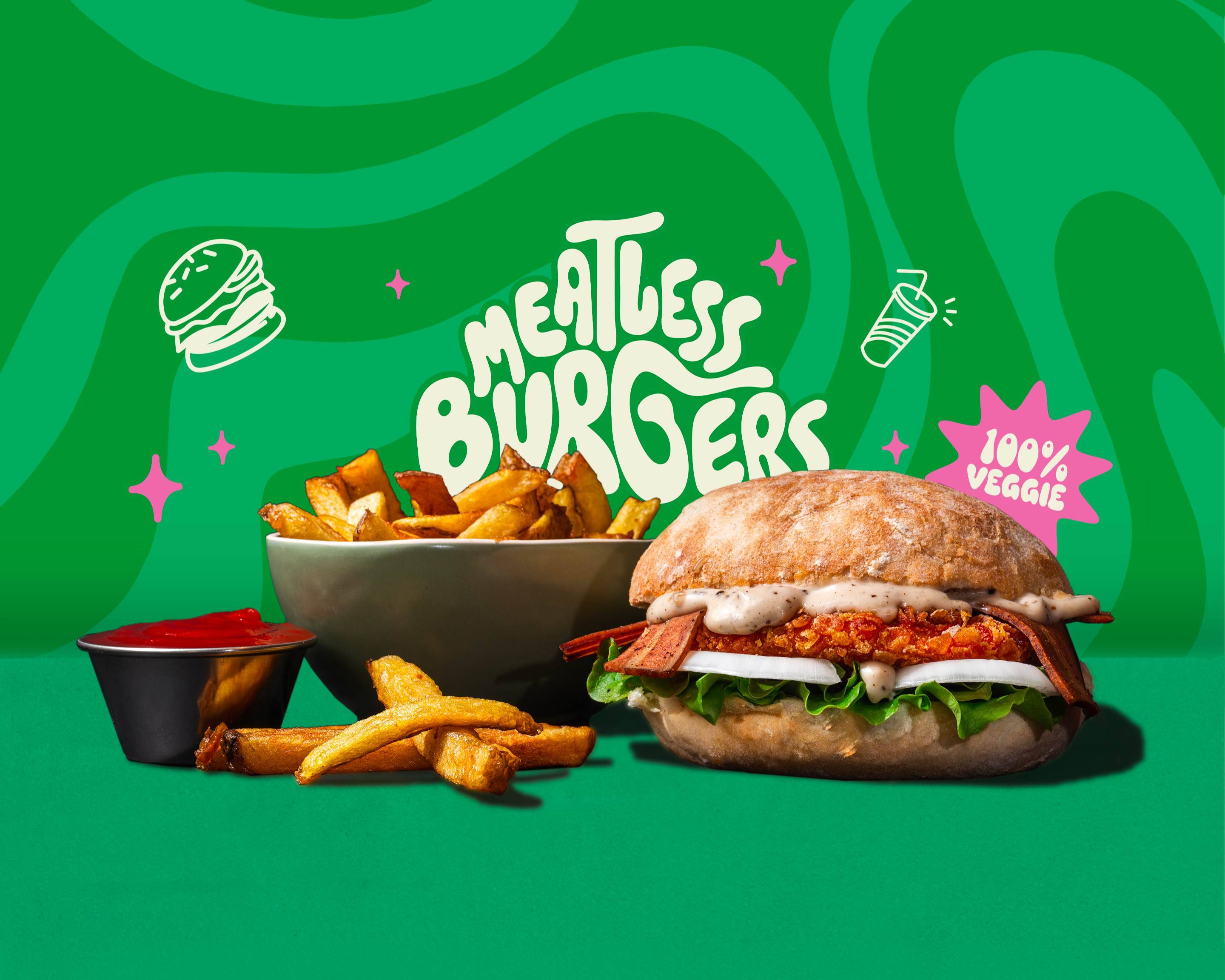 Livraison Meatless Burgers - Amiens à Amiens - Menu et prix | Uber Eats