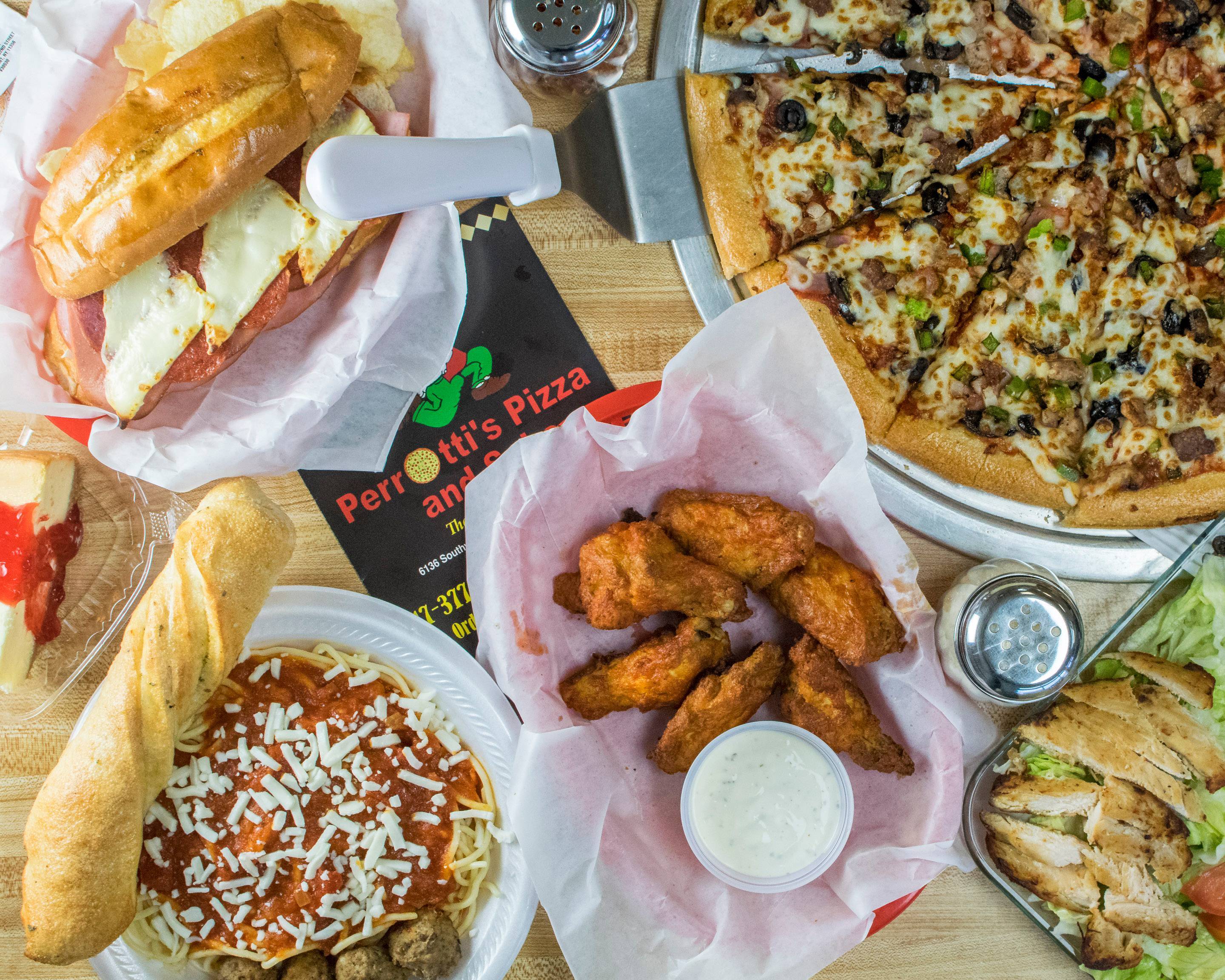 Perrottis Pizza and Subs Menu Fort Worth • Order Perrottis Pizza and ...