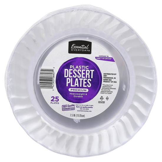 Clear Premium Plastic Plates