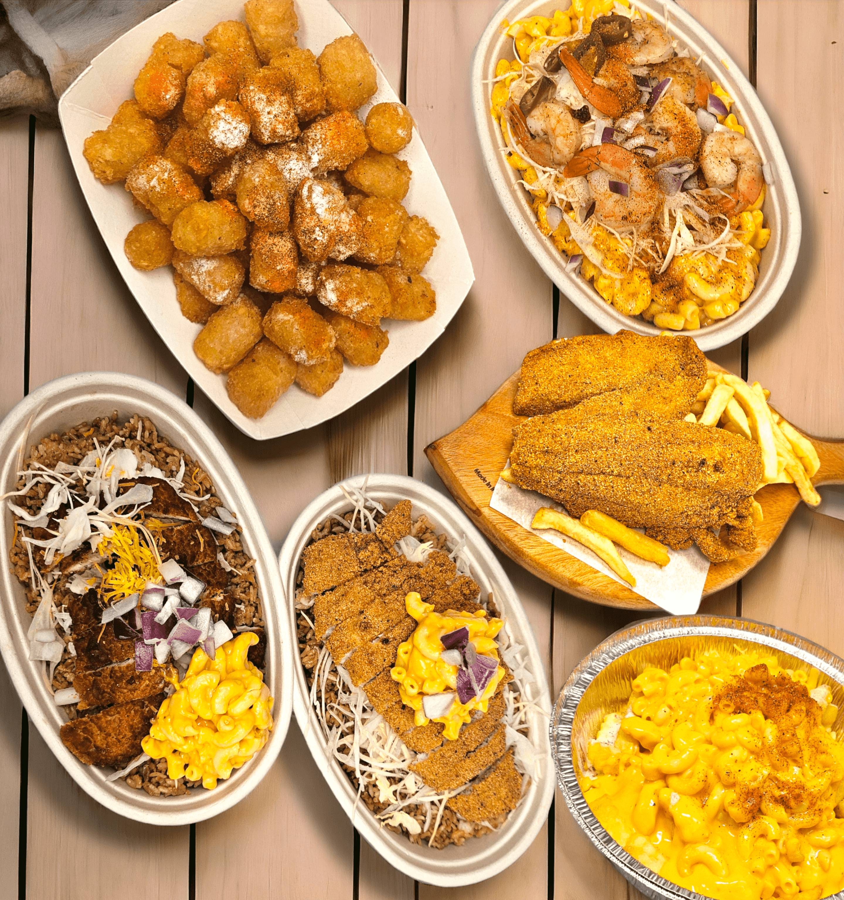 Order Dancing Tater Tots & Rice Bowl - Menu & Prices - Riverdale ...