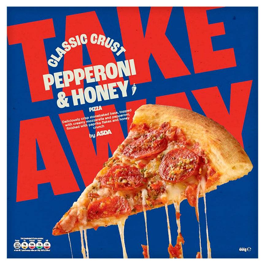 ASDA Take Away Classic Crust Pepperoni & Honey Pizza Delivery Near Me ...