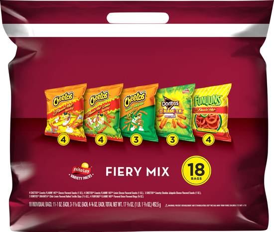 Frito-Lay Fiery Mix Snacks | Delivery Near You | Uber Eats
