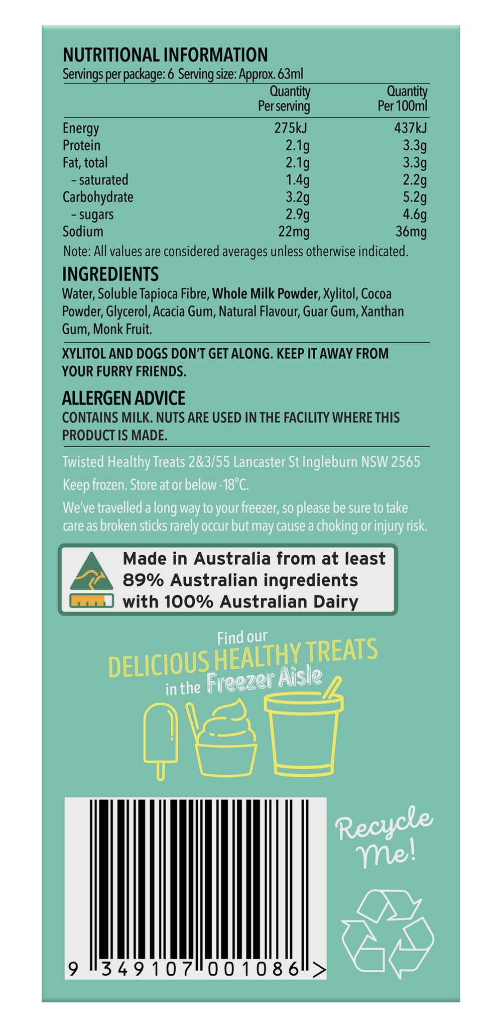 Twisted Healthy Treats Supa Pops Delivery Near Me | Order Online | Uber ...