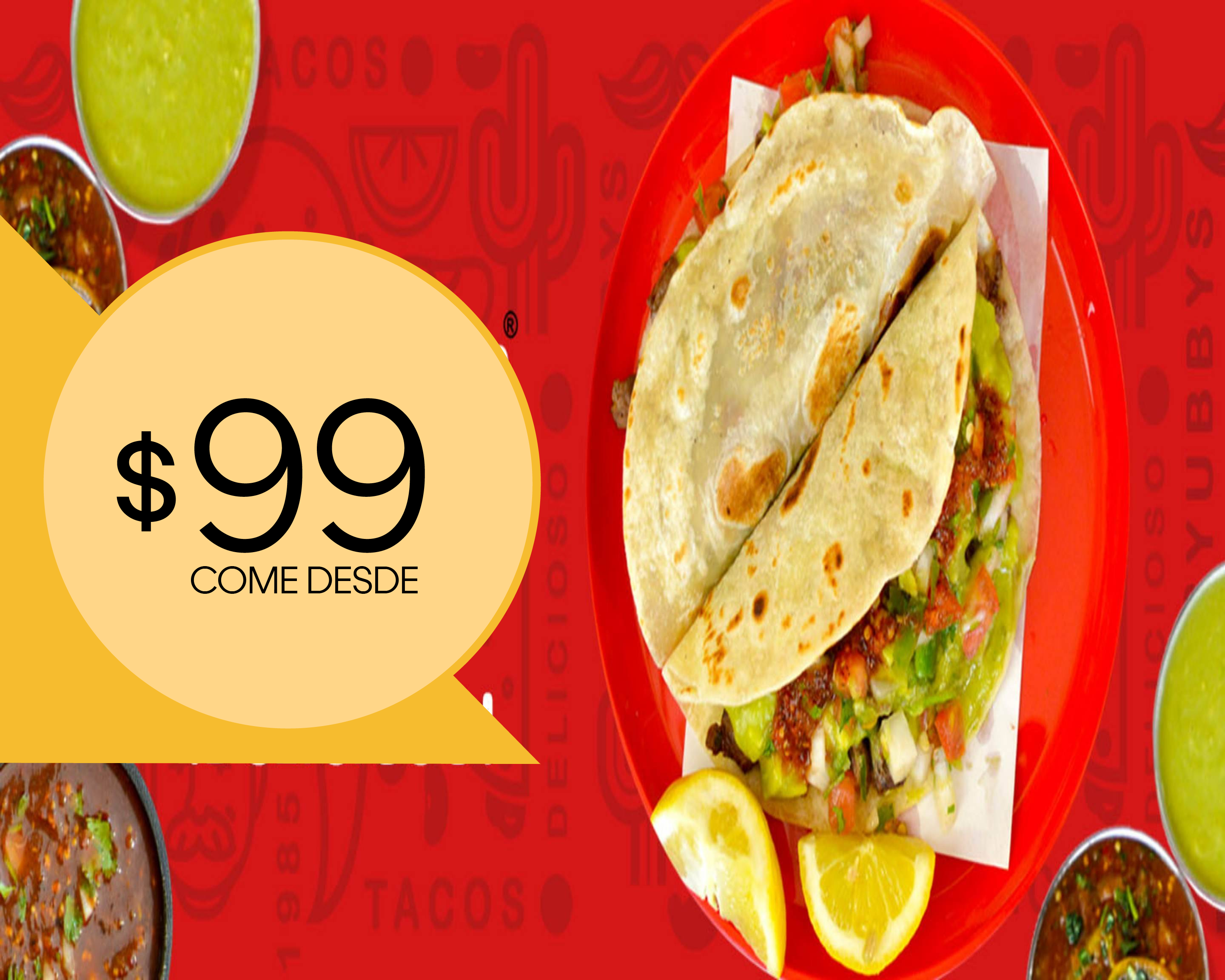 Tacos Yubbys Drive Thru (Mexicali) Menú y Precios - Pide a Domicilio en ...