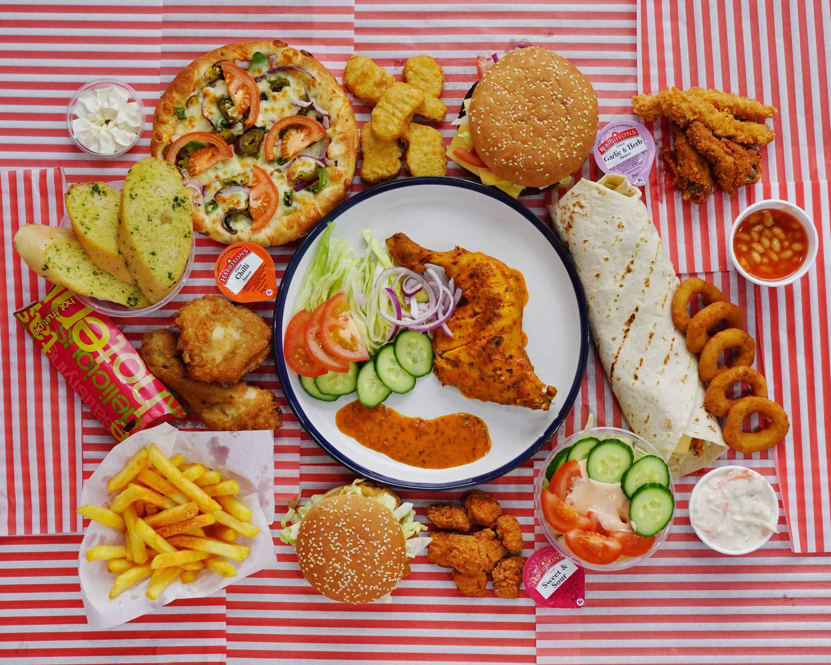 Fabs Chicken & Pizza Menu & Prices - London Delivery - Order with Uber Eats