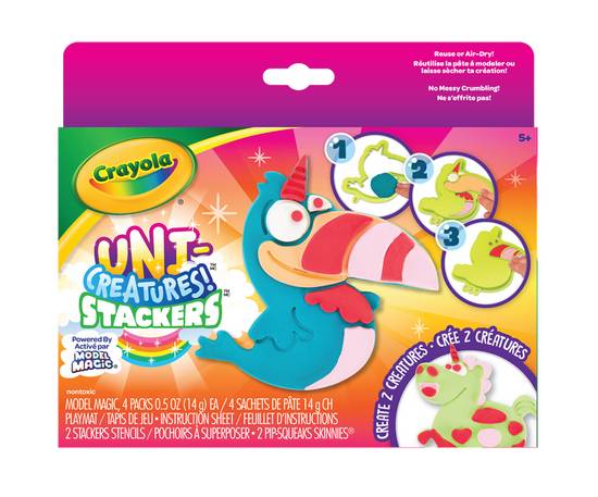 Crayola Uni-Creatures Stackers Set (1 set) | Delivery Near You | Uber Eats