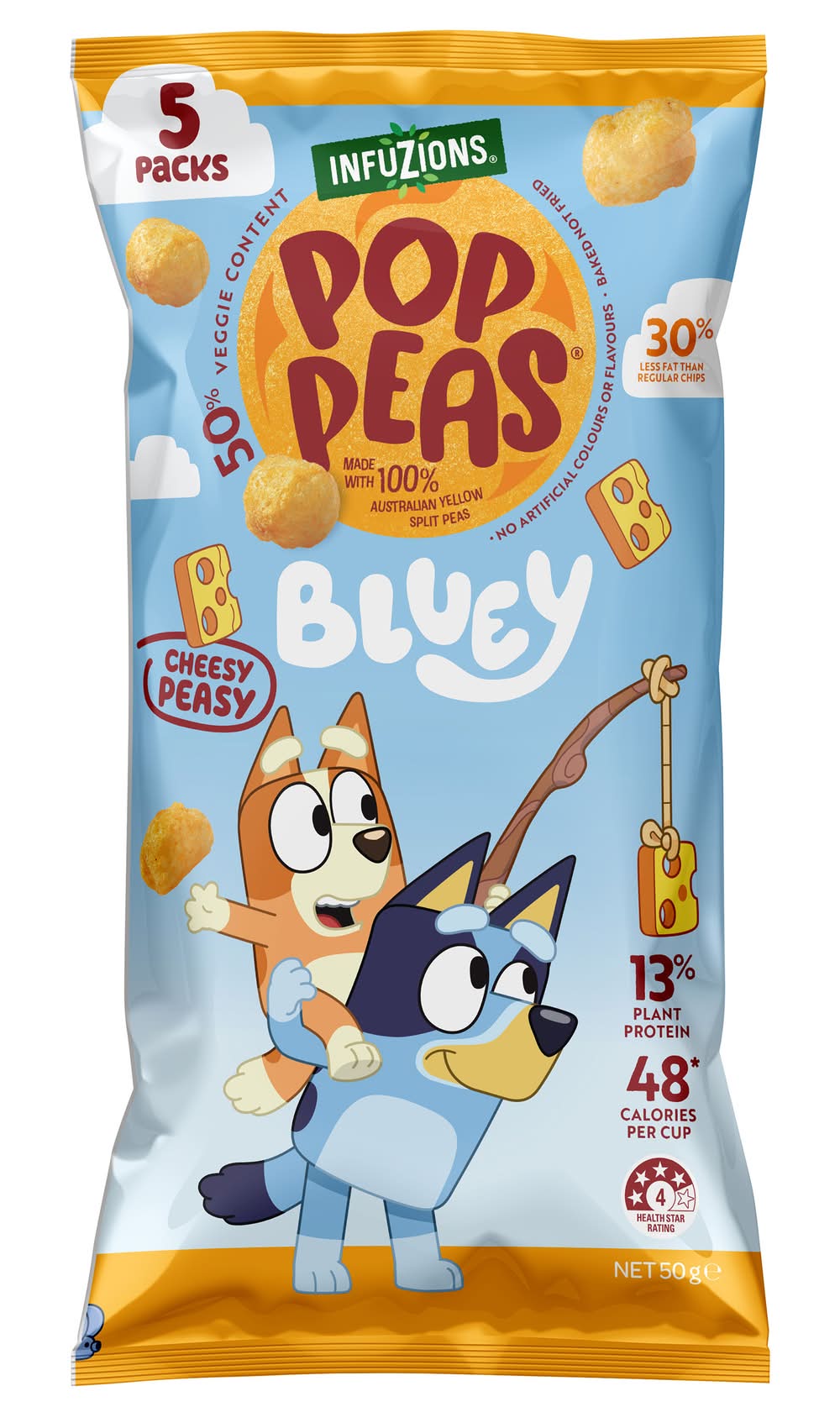 Majans Infuzions Pop Peas Bluey Snacks Delivery Near Me | Order Online ...