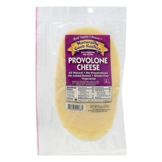 Red Apple Cheese Naturally Good Kosher Provolone Cheese | Delivery Near ...