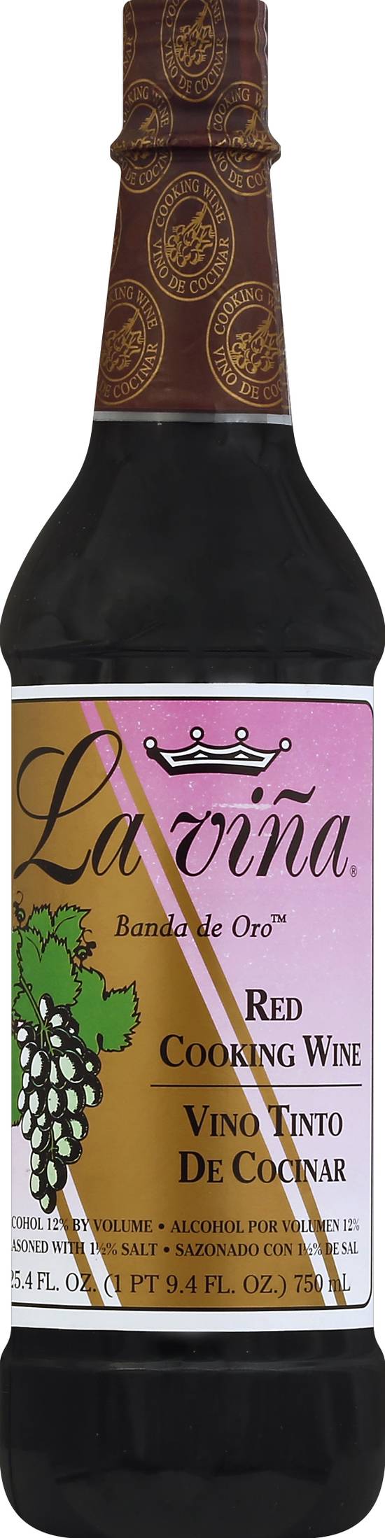 La Viña Red Cooking Wine (750 ml) | Delivery Near You | Uber Eats