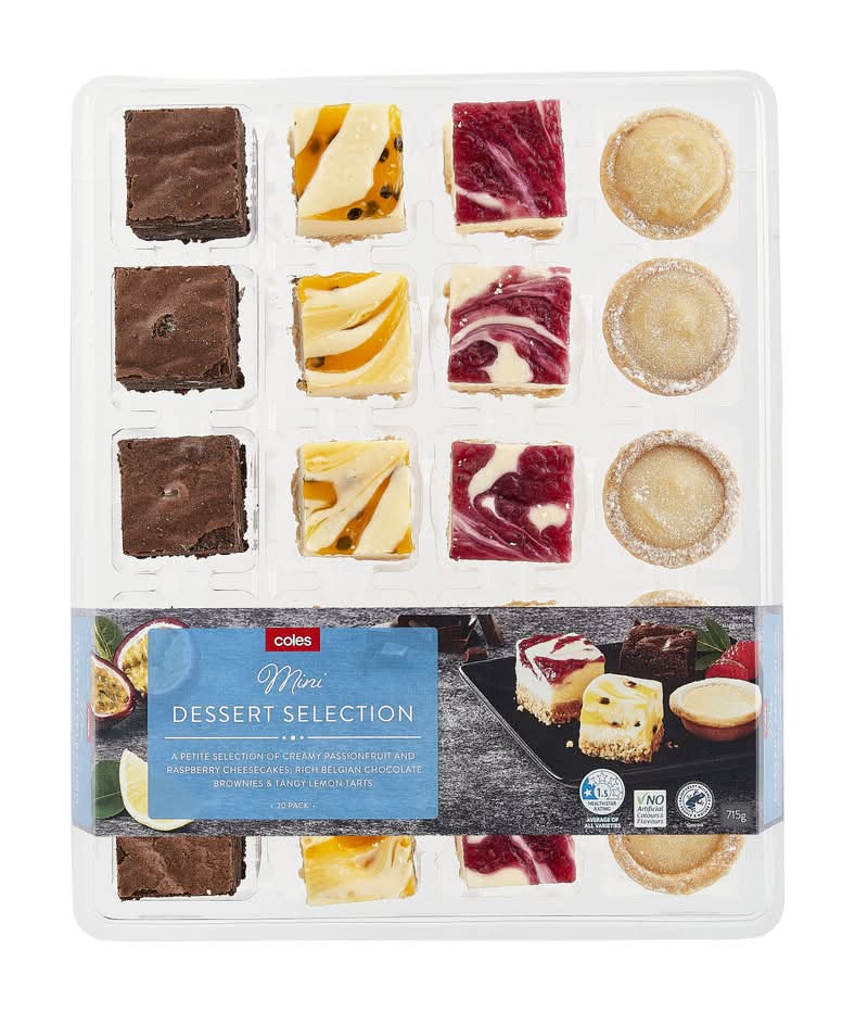 Coles Mini Dessert Selection Delivery Near Me | Order Online | Uber Eats