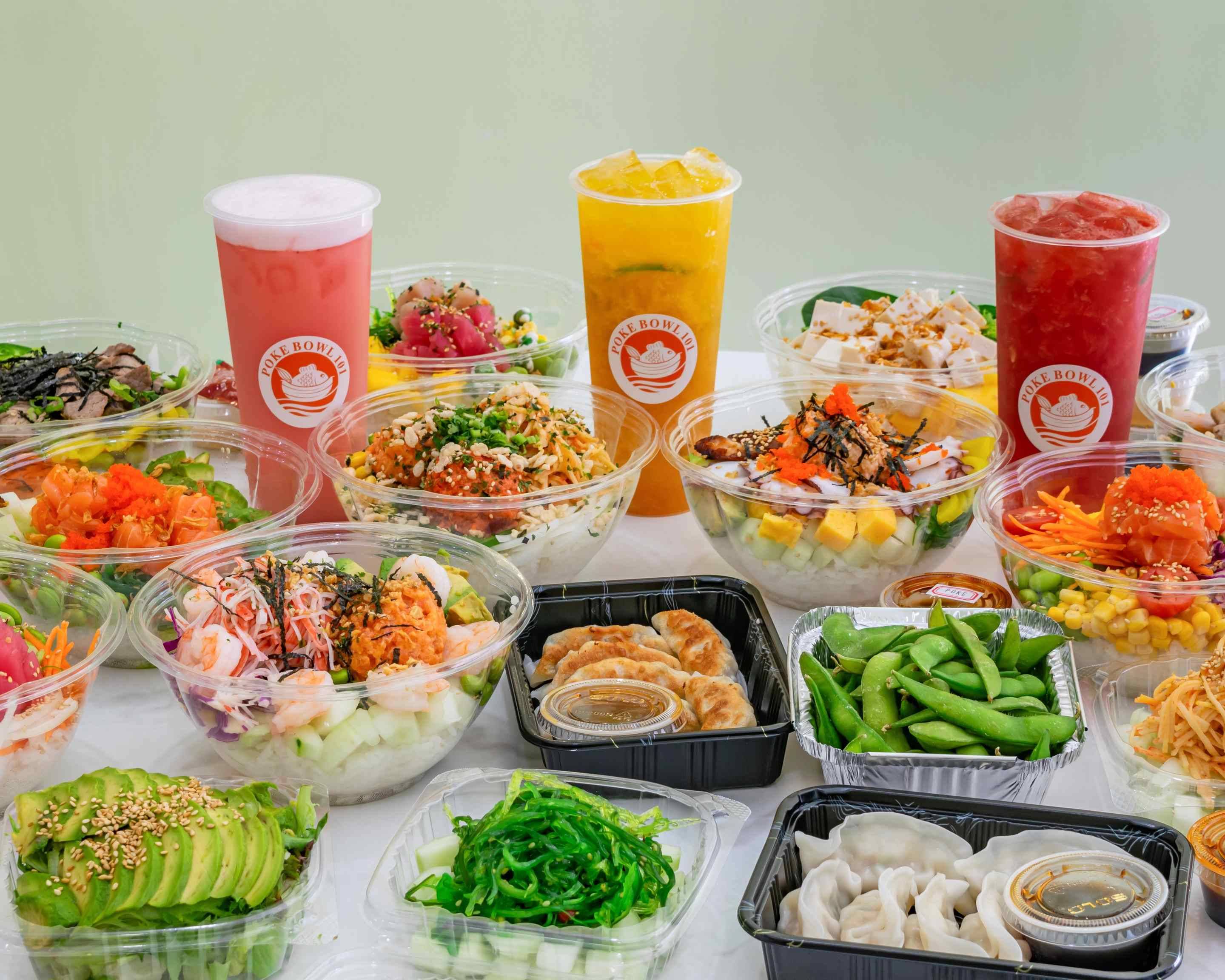Poke Bowl 101 Menu New York • Order Poke Bowl 101 Delivery Online ...