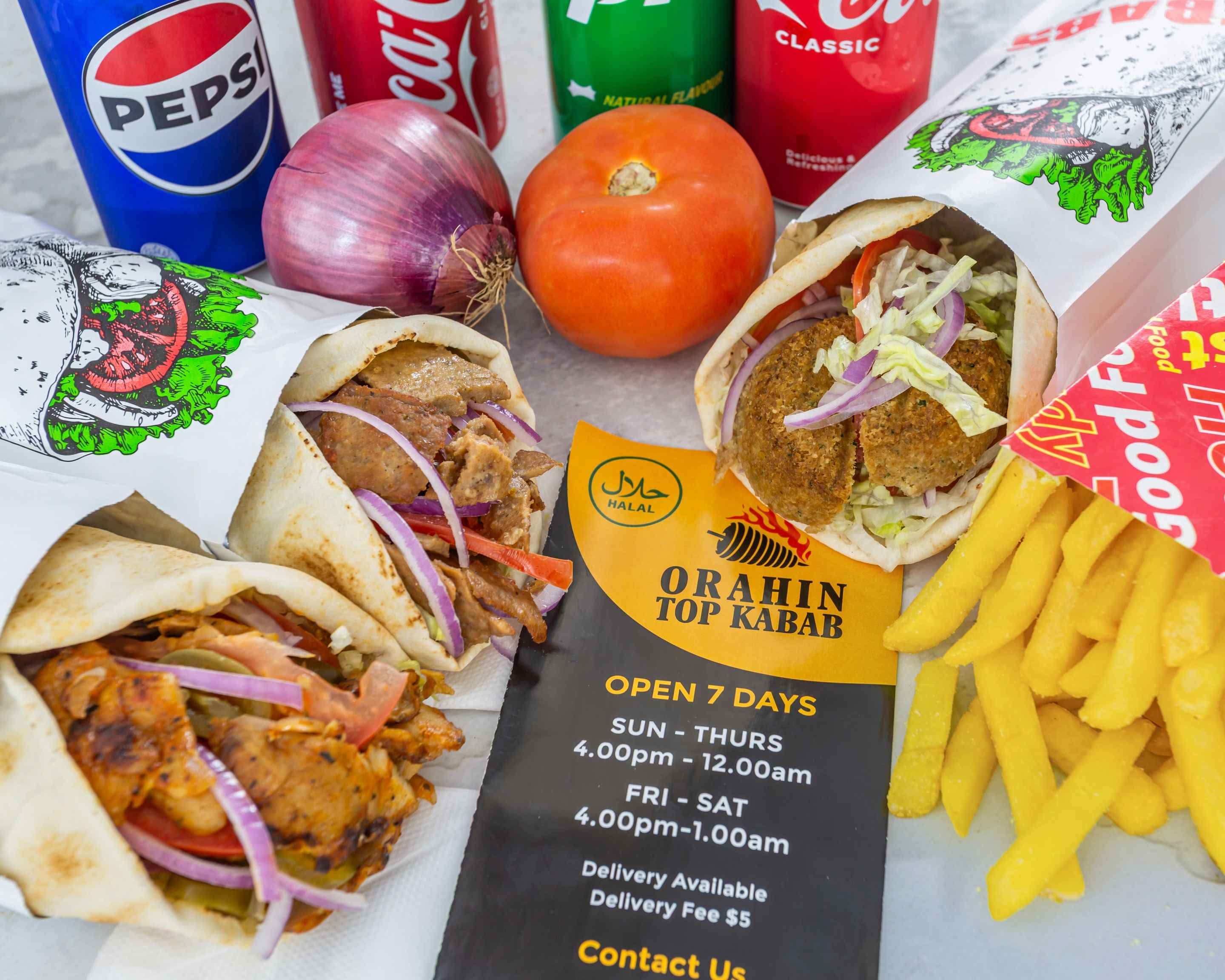 Orahin Top Kebab Menu Takeout in Melbourne | Delivery Menu & Prices ...