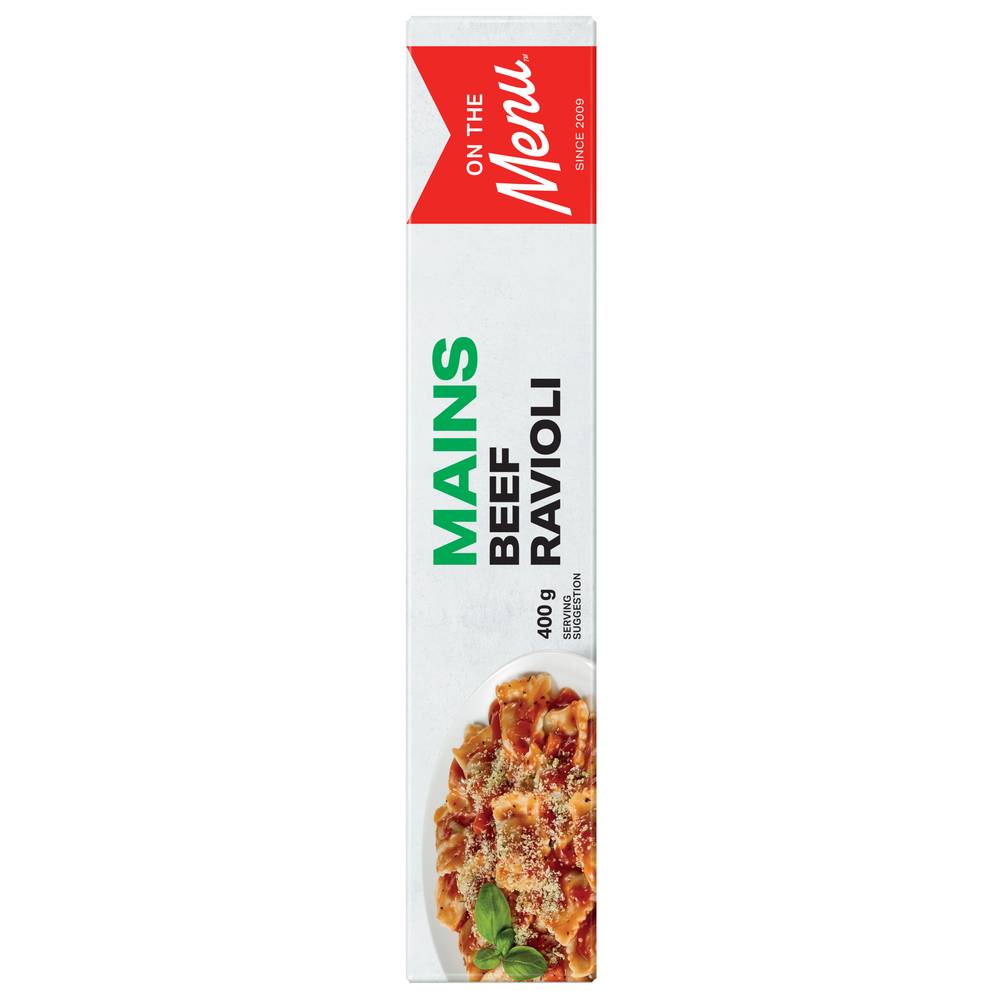 On The Menu Beef Ravioli Delivery Near Me | Order Online | Uber Eats