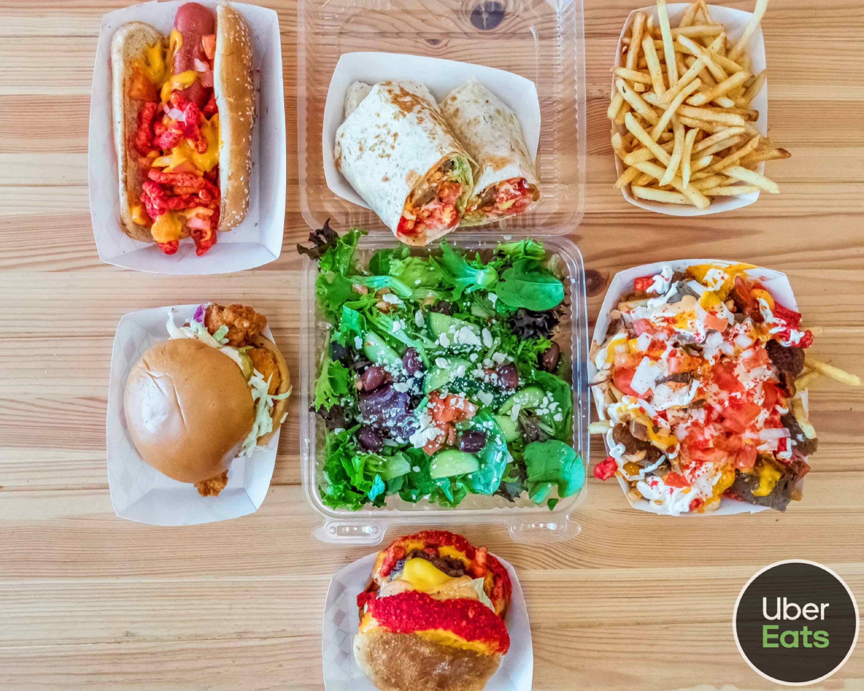 The Flaming Burger - Huntington Beach Menu Huntington Beach • Order The ...