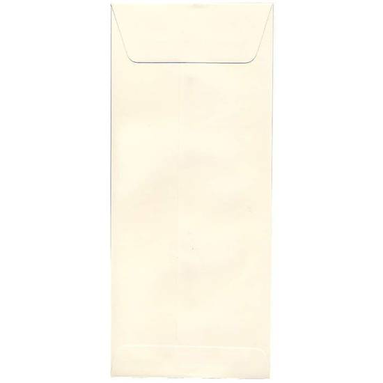 Jam Paper #14 Policy Envelopes, 5 X 11.5, Strathmore Natural White Wove ...