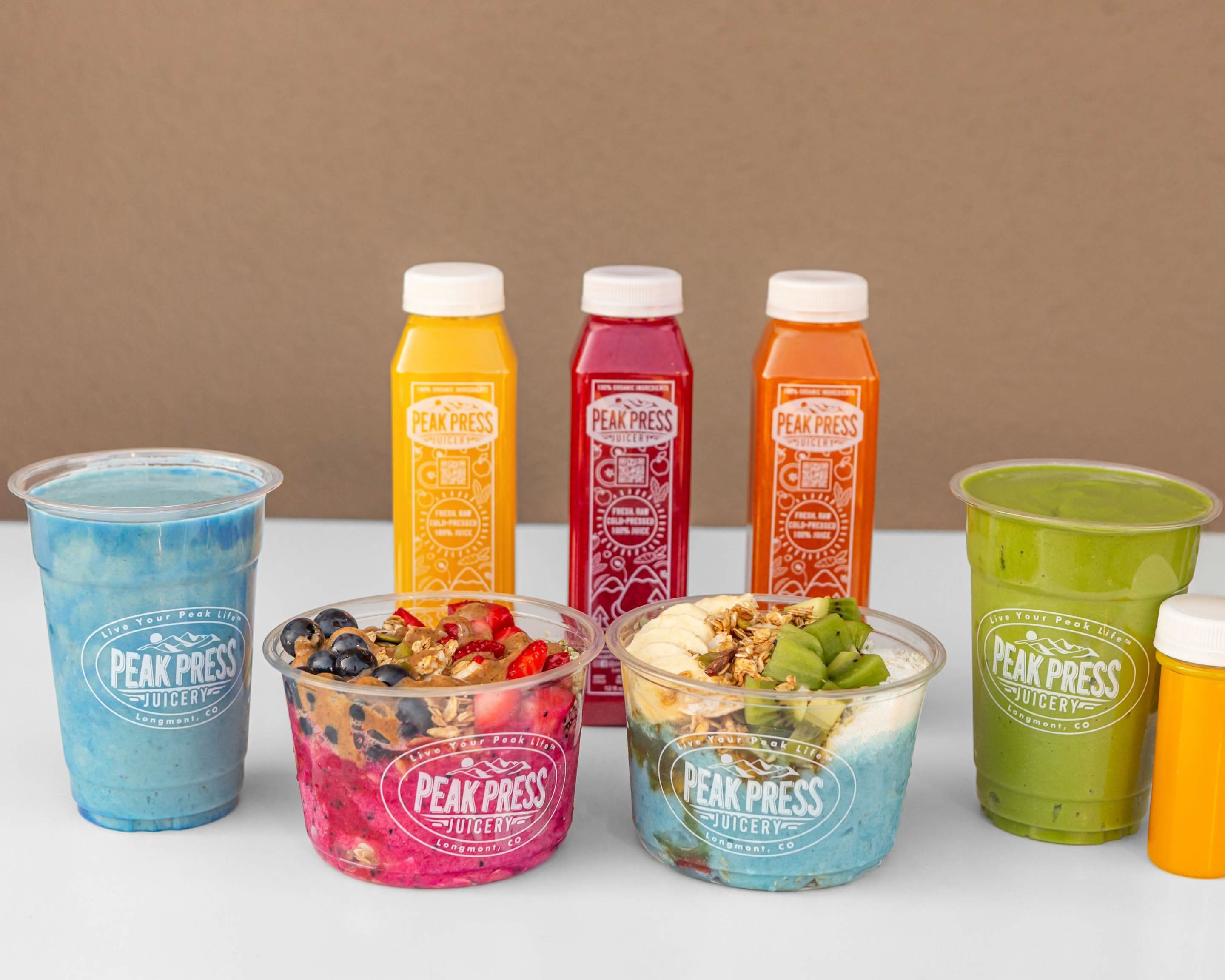 Order Peak Press Juicery Menu Delivery【Menu & Prices】| Longmont | Uber Eats