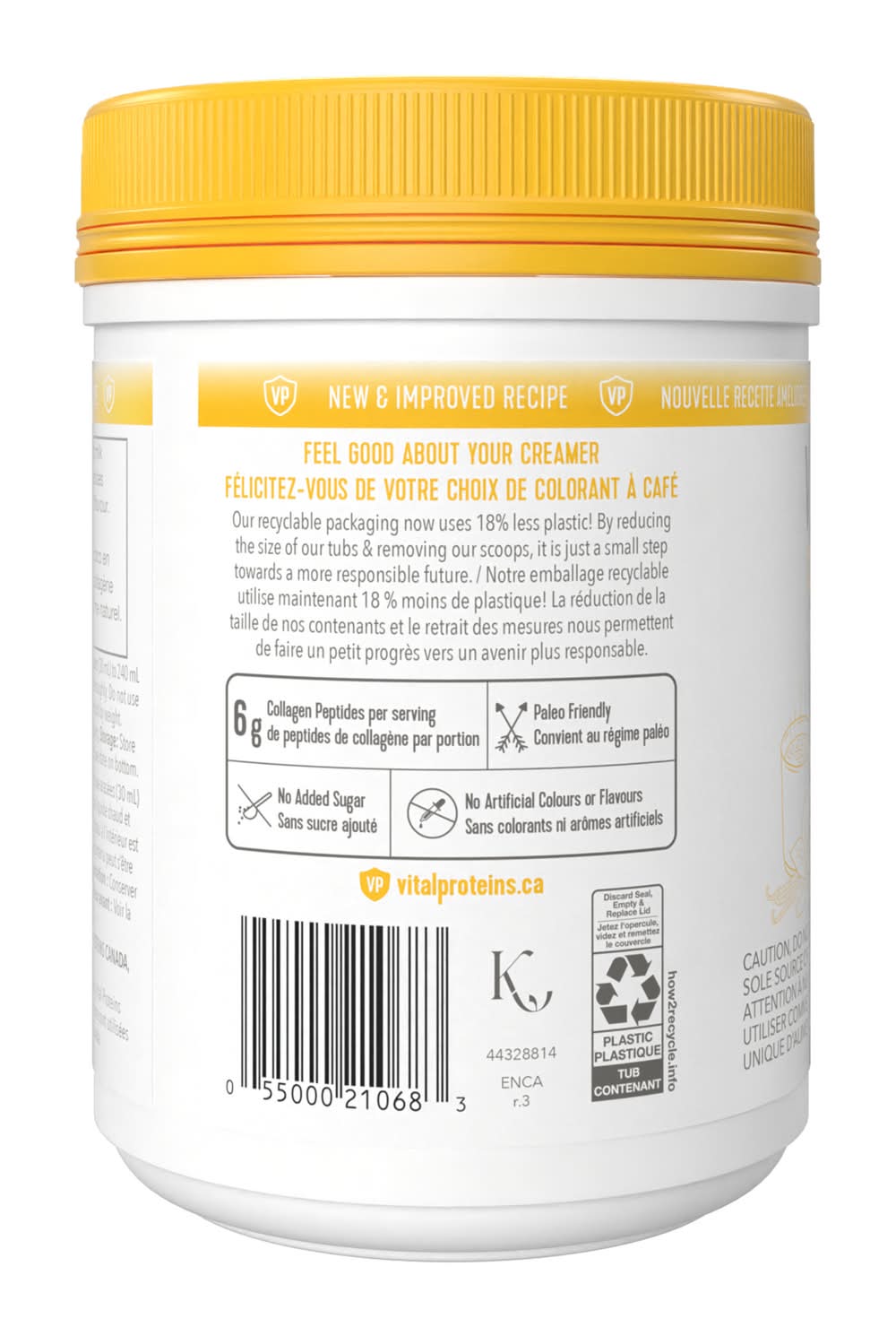 Vital Proteins Crémier au collagène - collagen creamer Delivery Near Me ...