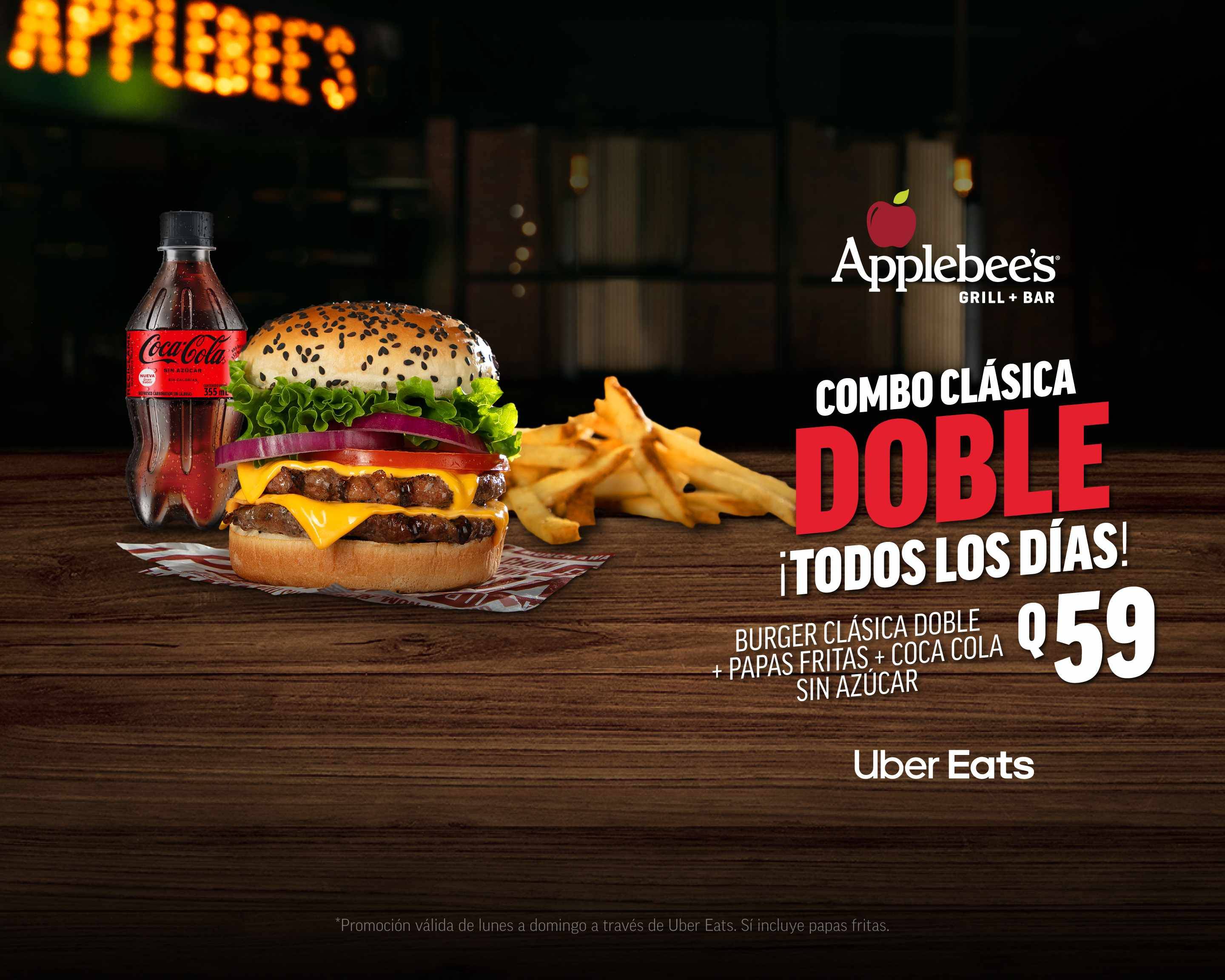 Applebee's (Majadas) a domicilio en Guatemala | Menú y precios | Uber Eats