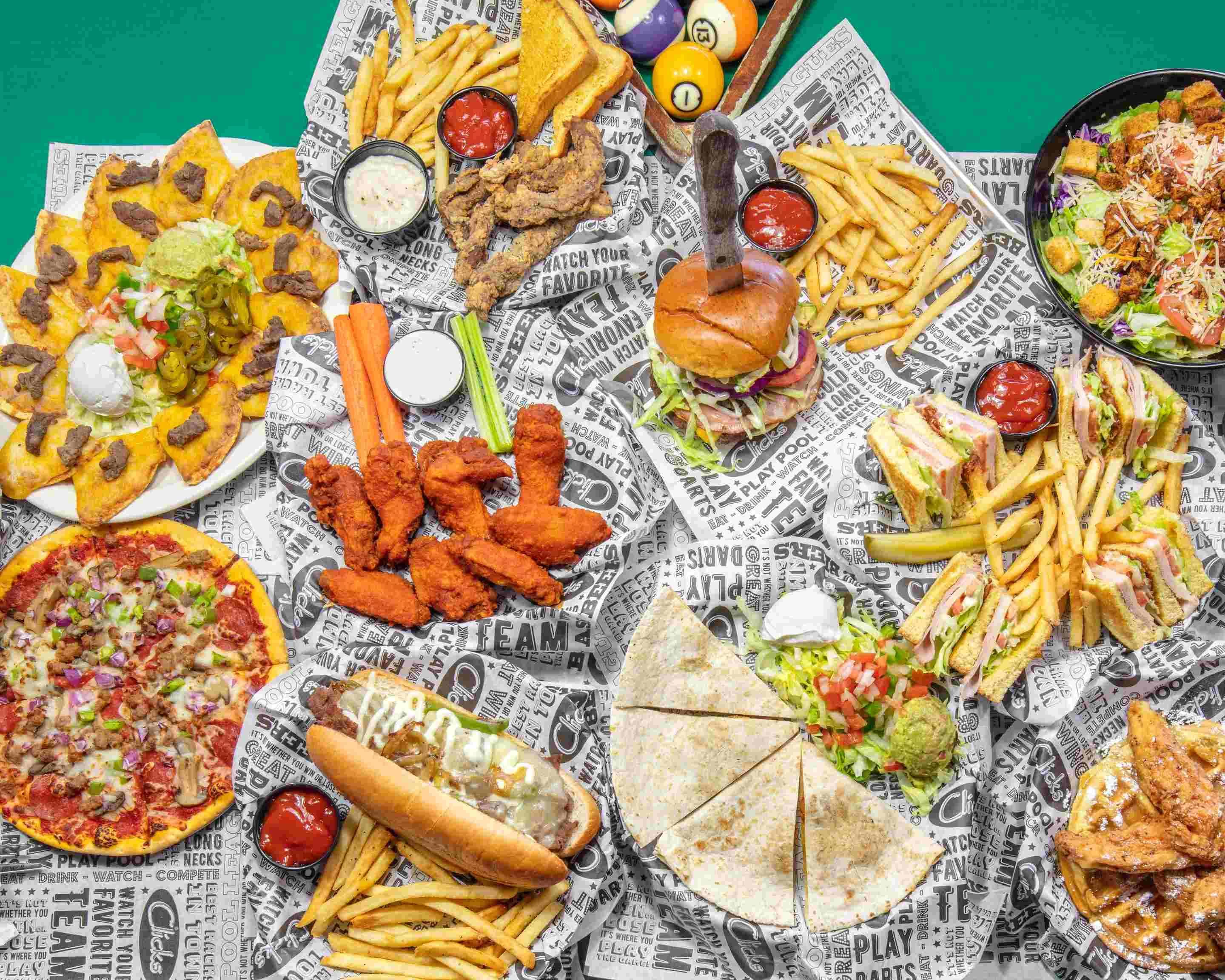 Order Clicks Sports Cafe (Arlington) Menu Delivery in Arlington ...