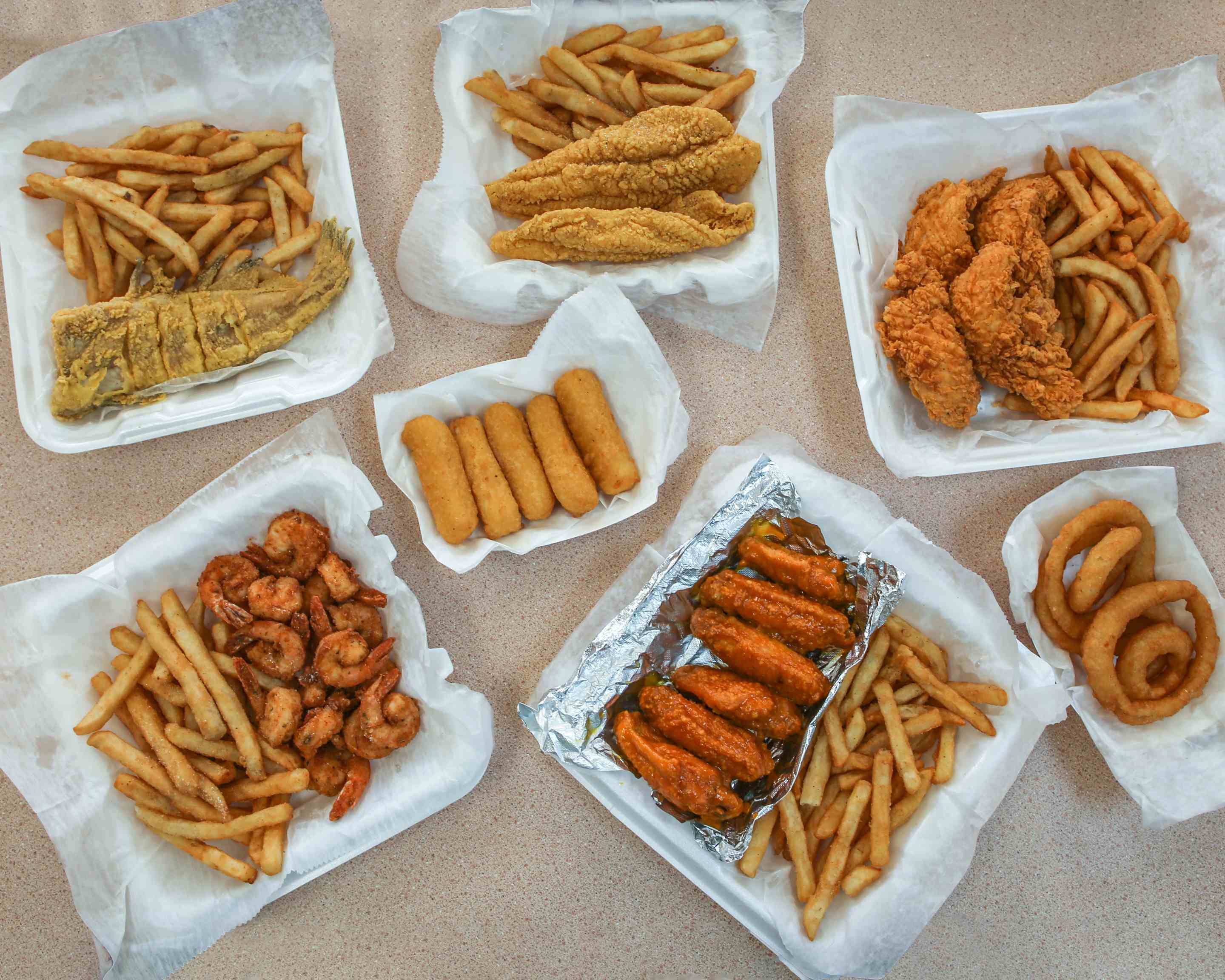 Order Jaws (Hooks Catch) Acadian Menu Delivery in Baton Rouge | Jaws ...