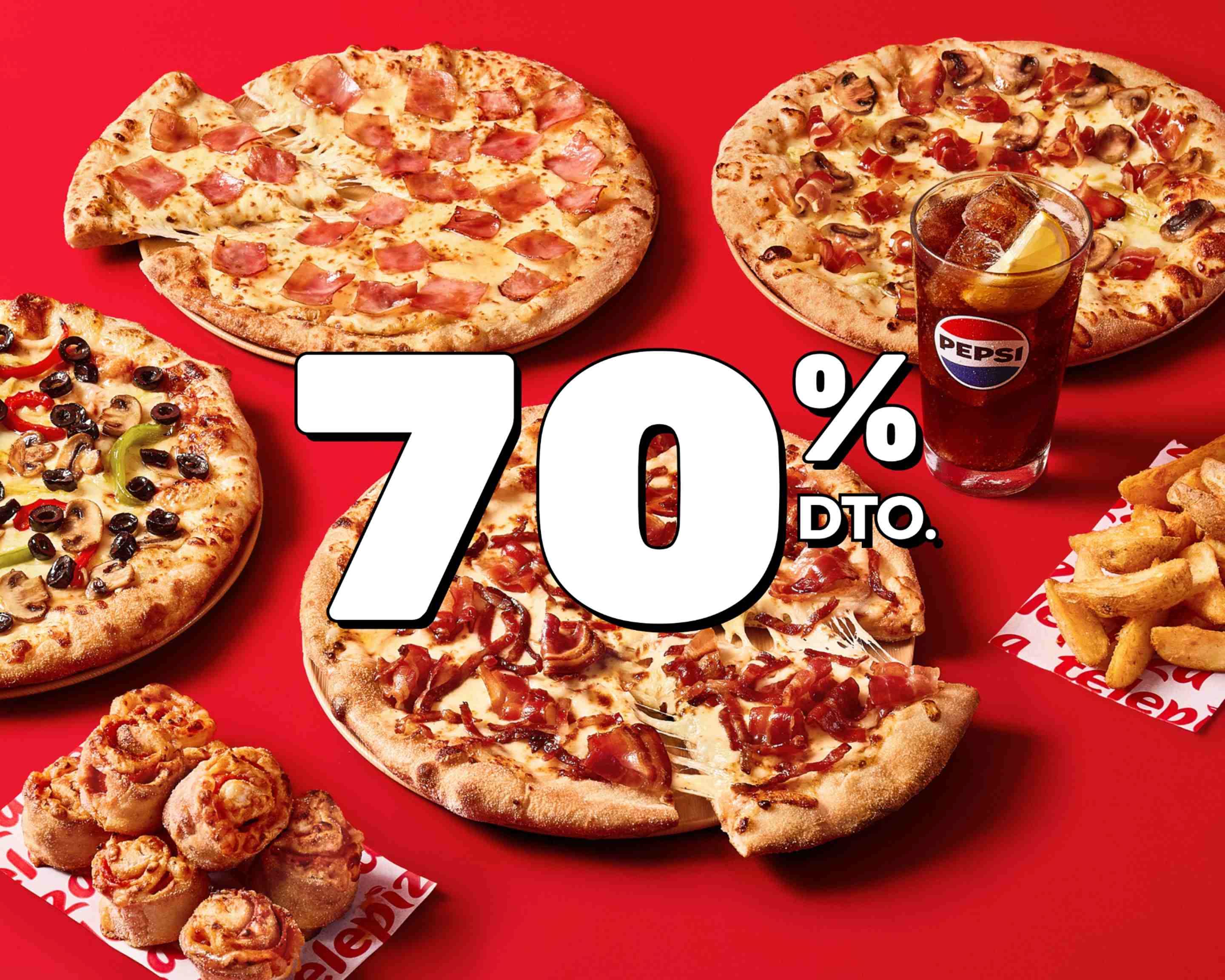 Telepizza - San Martín de Valdeiglesias menú, ofertas, y precios - Pide ...