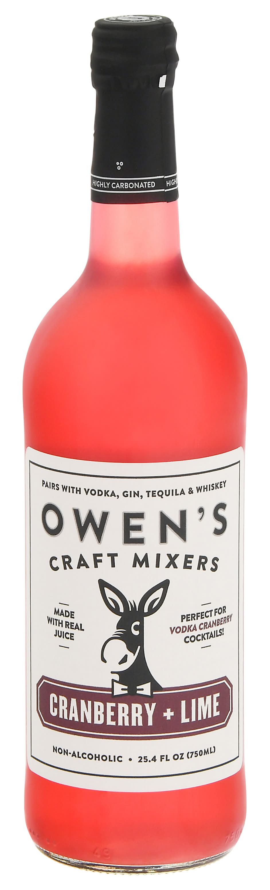 Owens Craft Mixers Cranberry + Lime Non Alcoholic Cocktail Mixer (25.4 ...