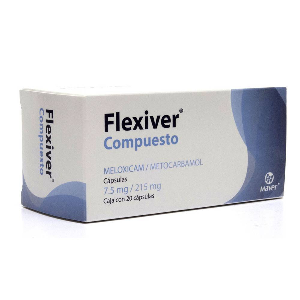 Laboratorios Maver Flexiver compuesto cápsulas 7.5 mg / 215 mg Delivery ...